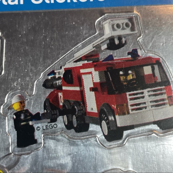 Lego | Other | Vintage Lego Stickers Firefighter Stickers Legos ...